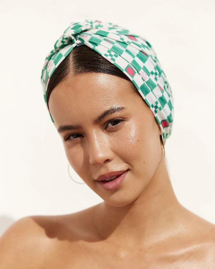 Green Check Spa Gift Set (2 Pcs) – Olive Interiors & Fashion